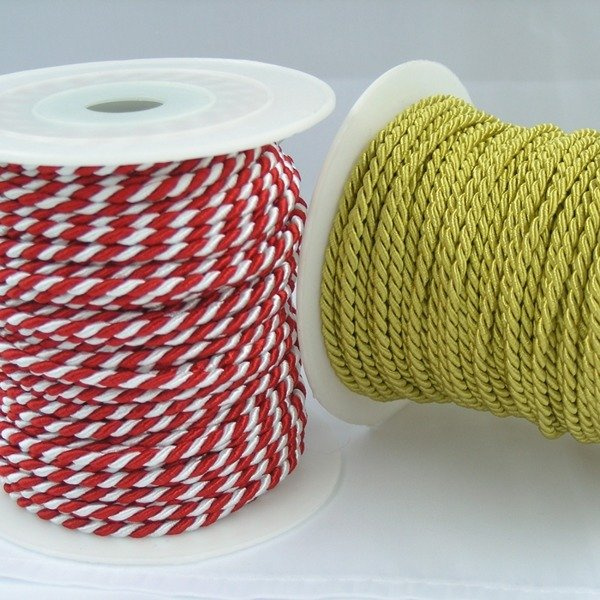 WS - 3,2 (25 m) decorative cord ecru | ALL PRODUCTS \ Cords CORDS ...