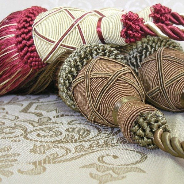 PE - 01/2 (1 St.) klassische Quaste PE - 32 (hell kastanienbraun ...